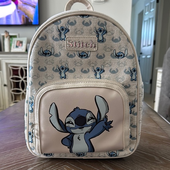 Primark | Bags | Stitch Mini Bag Blue And Cream | Poshmark